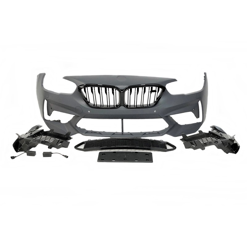 Body Kit BMW F20 LCI Look M2C 2 Exhaust Double Glossy Black