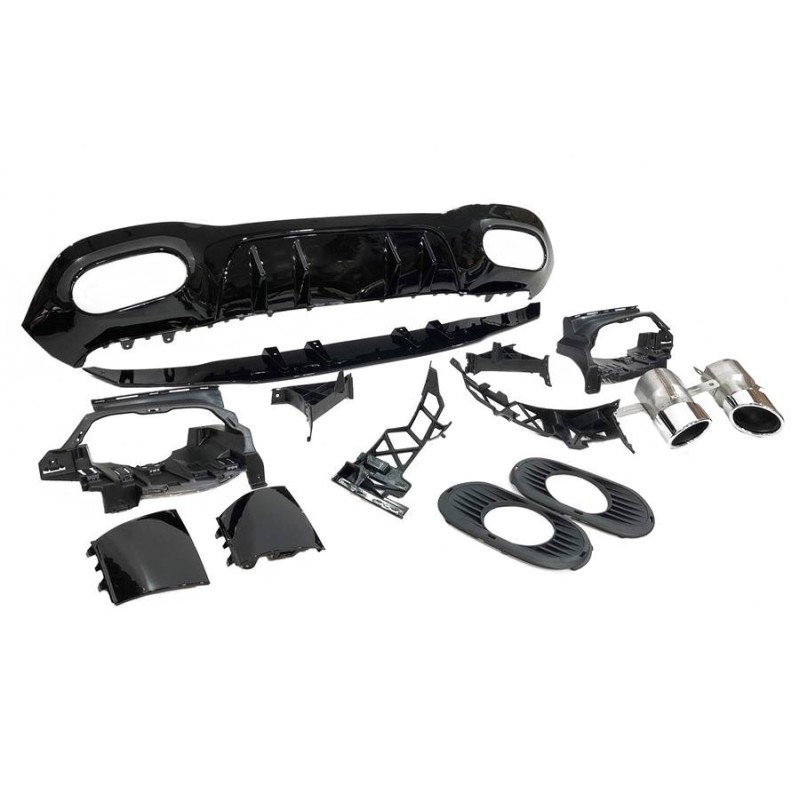 Rear Diffuser Mercedes W177 Look AMG A35