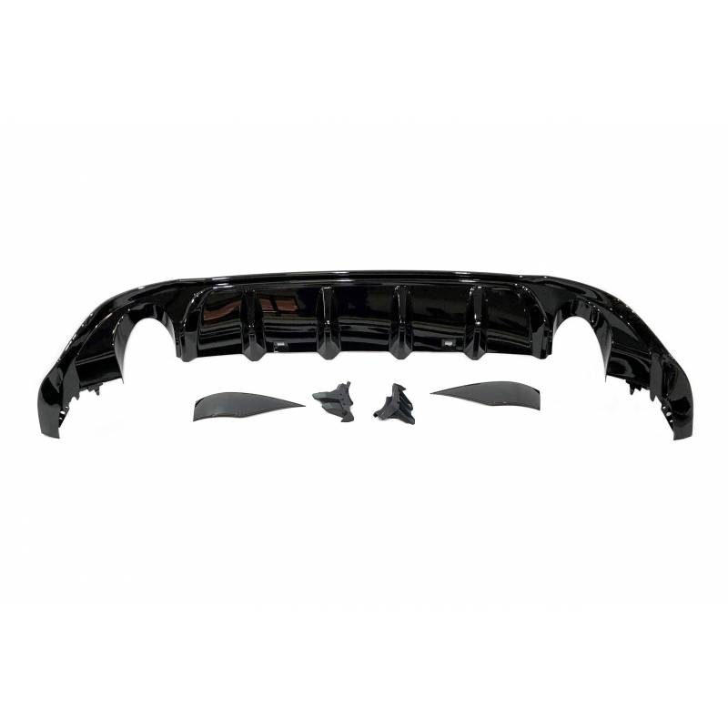 Rear Diffuser Volkswagen Golf 7.5 GTI Glossy Black - Eurolineas Personales