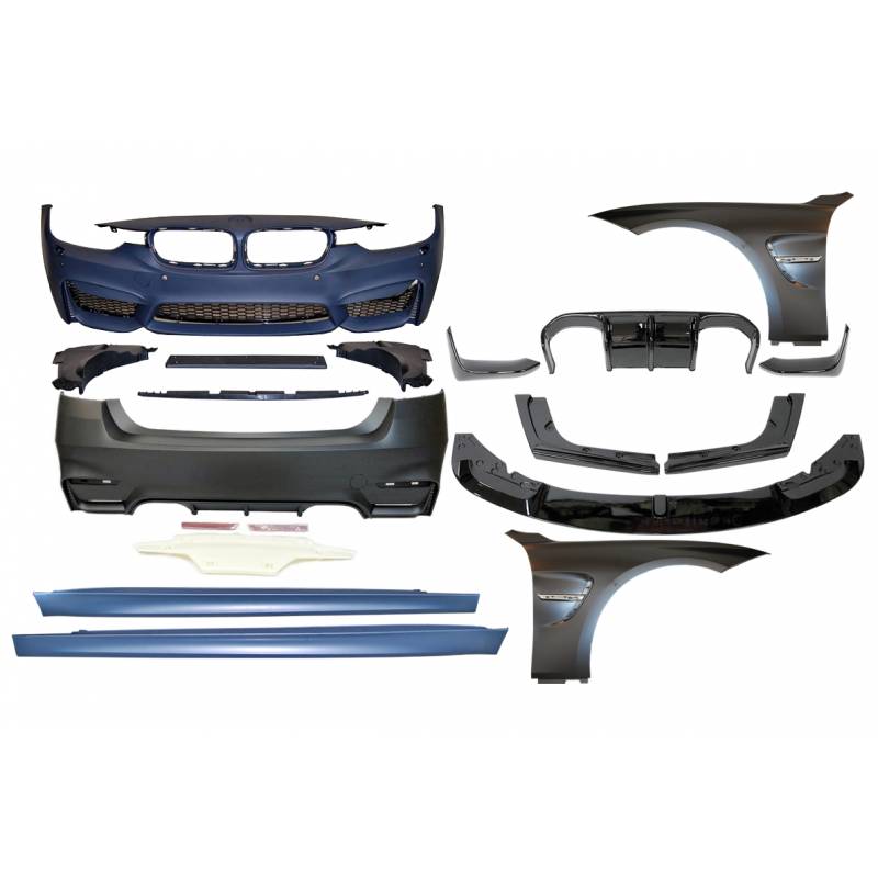 Body Kit BMW F30 Look M4 - Eurolineas Personales