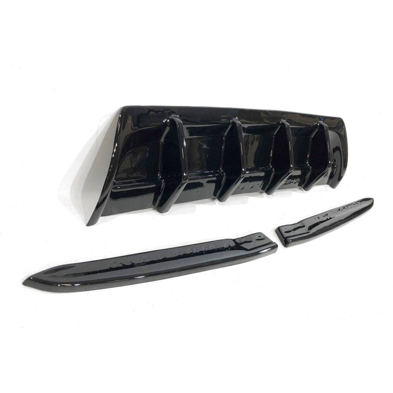 Rear Diffuser Volkswagen Arteon R MAX 2021 Glossy Black